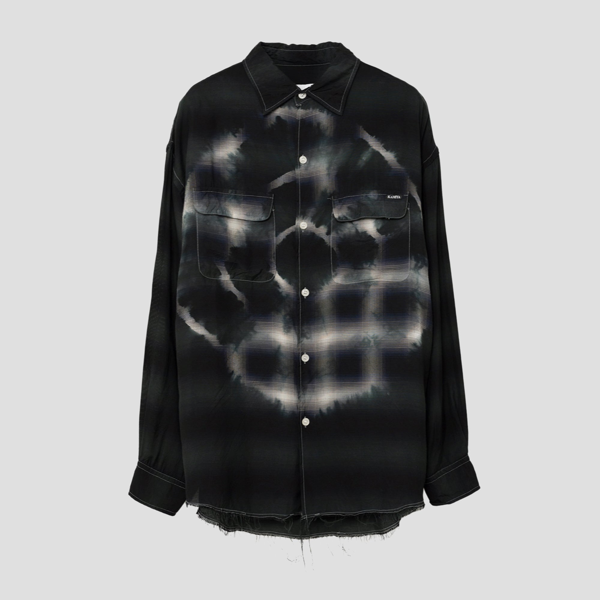 KAMIYA - OVERDYED CHECK SHIRTS