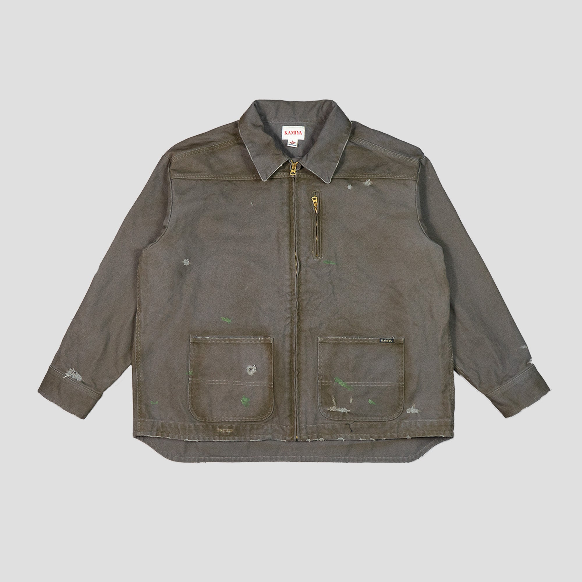 KAMIYA - DISTRESSED CHORE JACKET