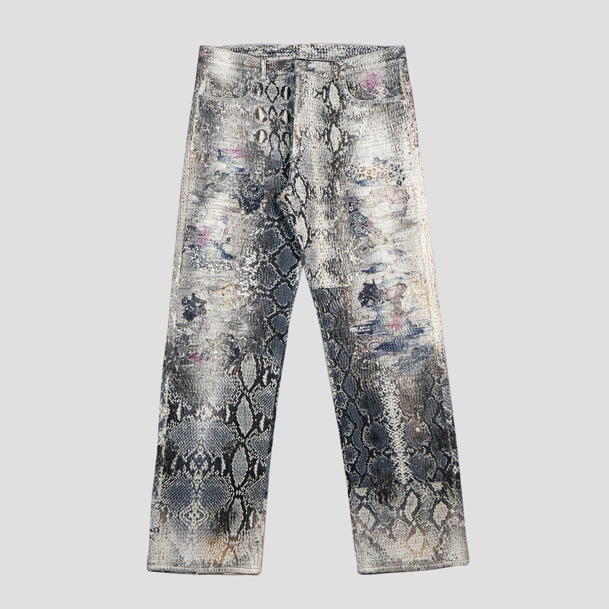 PROLETA RE ART - PYTHON BORO DISTRESSED JEANS