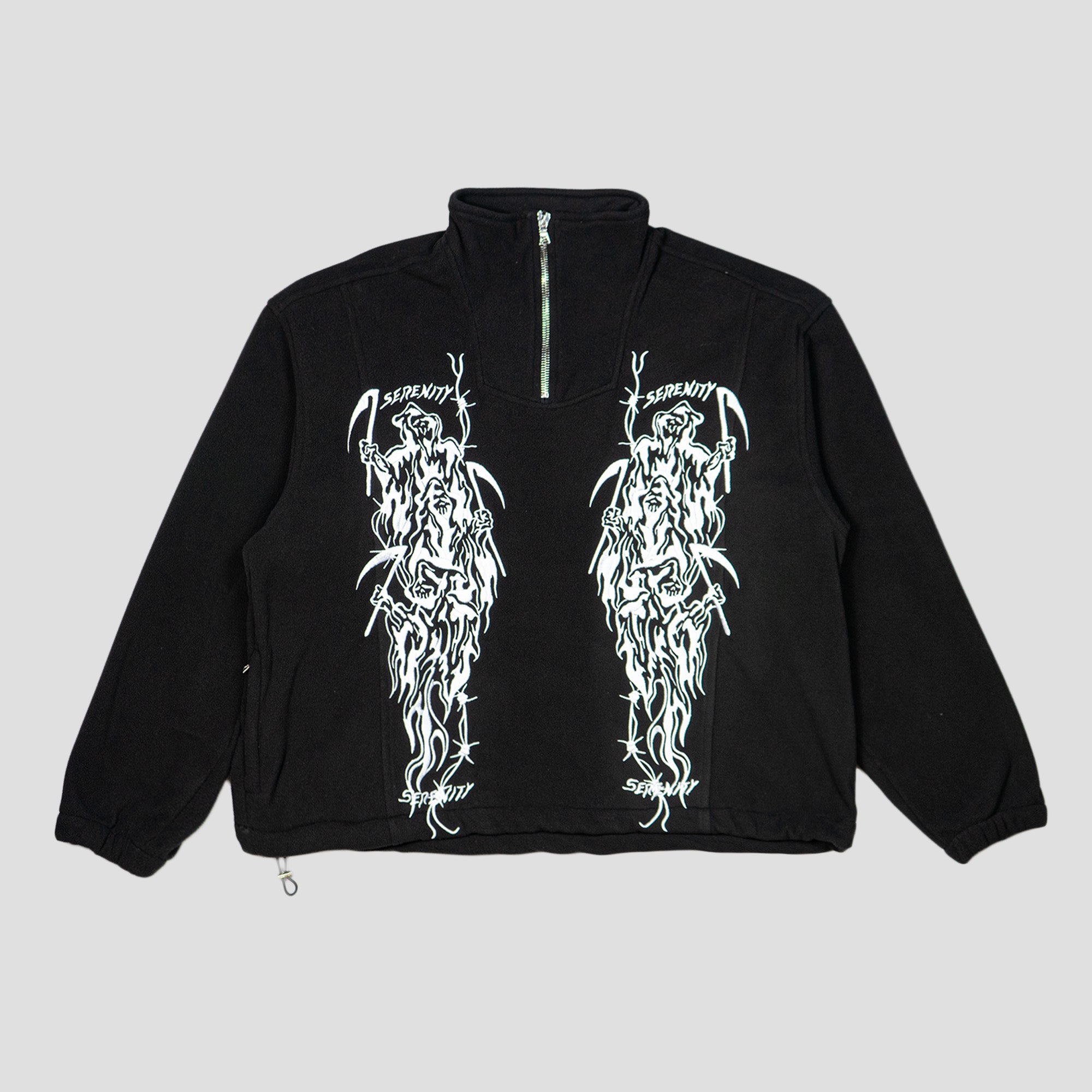 WARREN LOTAS - EMBROIDERED JAPANESE 1/4 FLEECE